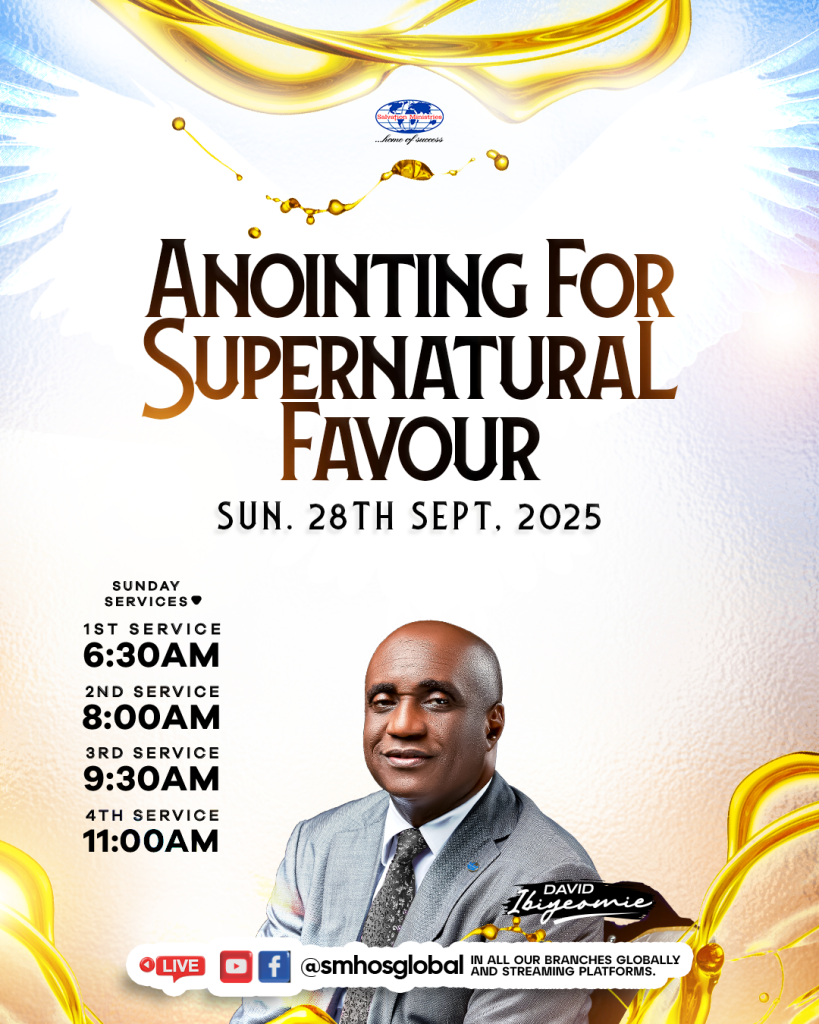 Anointing for Supernatural Favour – Salvation Ministries
